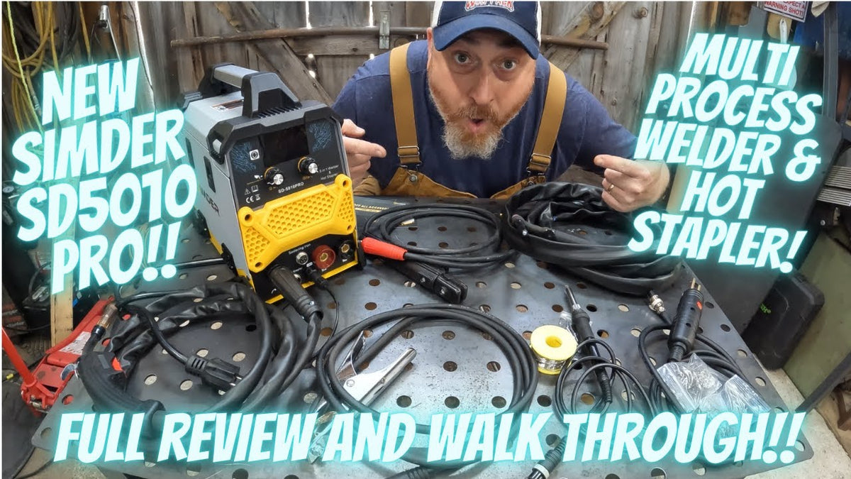 Multi Process Welder&Hot Stapler Full Review and Walk Through@Mad Ging ...
