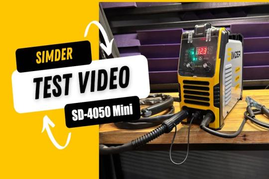 SSimder SD-4050 MiG,Stick welder Test Video @Gobbo Fabbro – Simder Welder