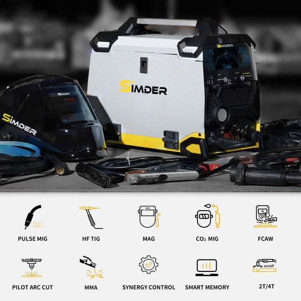 SSimder Upgraded SD-4050Pro(2024) 10-in-1 Aluminum Welder&Cutter ...
