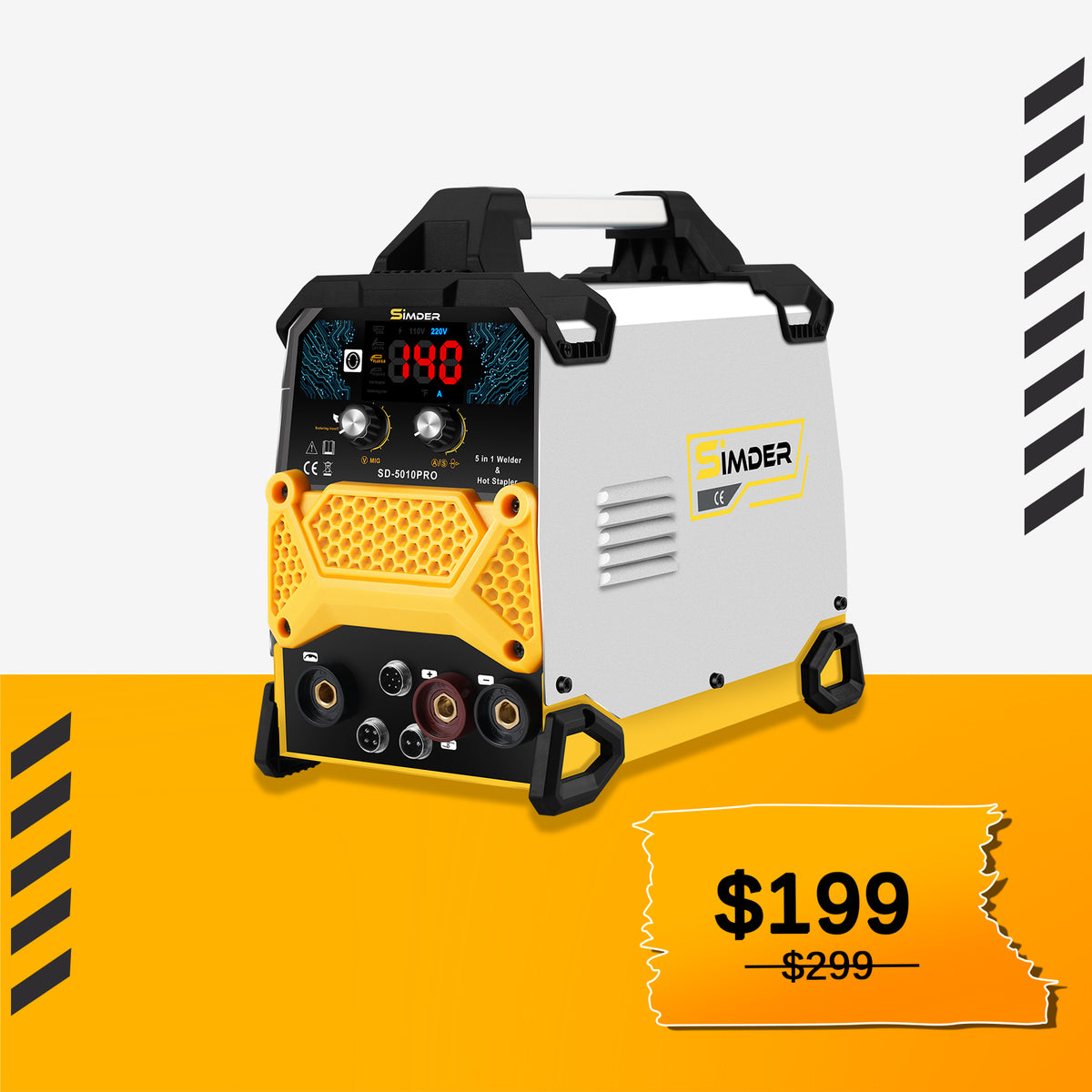 SSimder SD-5010 PRO 5-in-1 Welder, Hot Stapler&Soldering Iron – SSimder ...