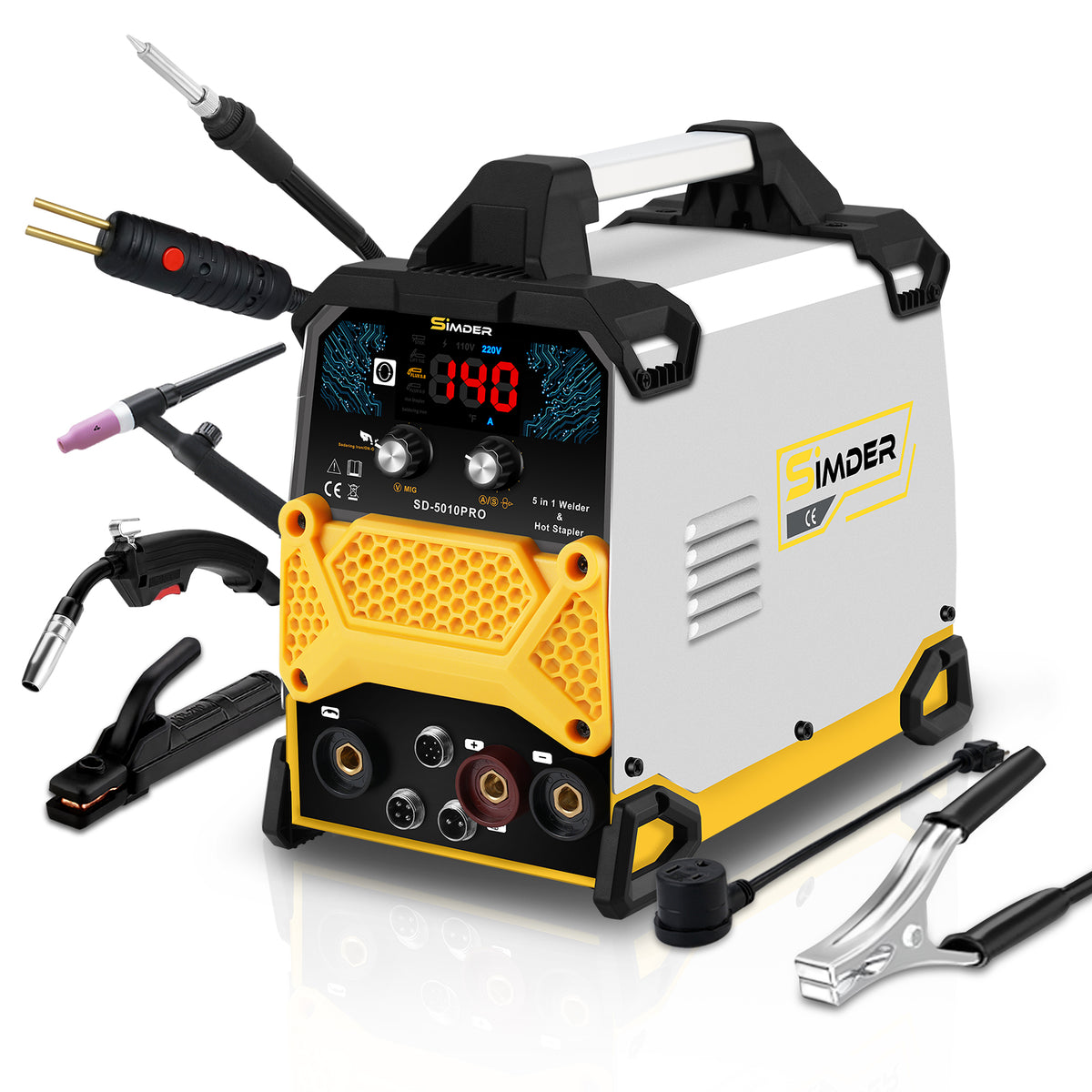 Huge Savings: SD-5010 PRO 5-in-1 Welder, Hot Stapler&Soldering Iron ...