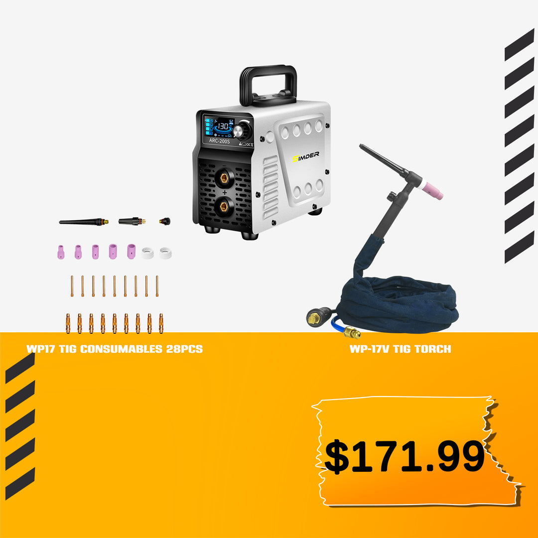 SSimder ARC-200S Stick Welder 110V/220V Tig Welder 2 in 1｜SSimder ...