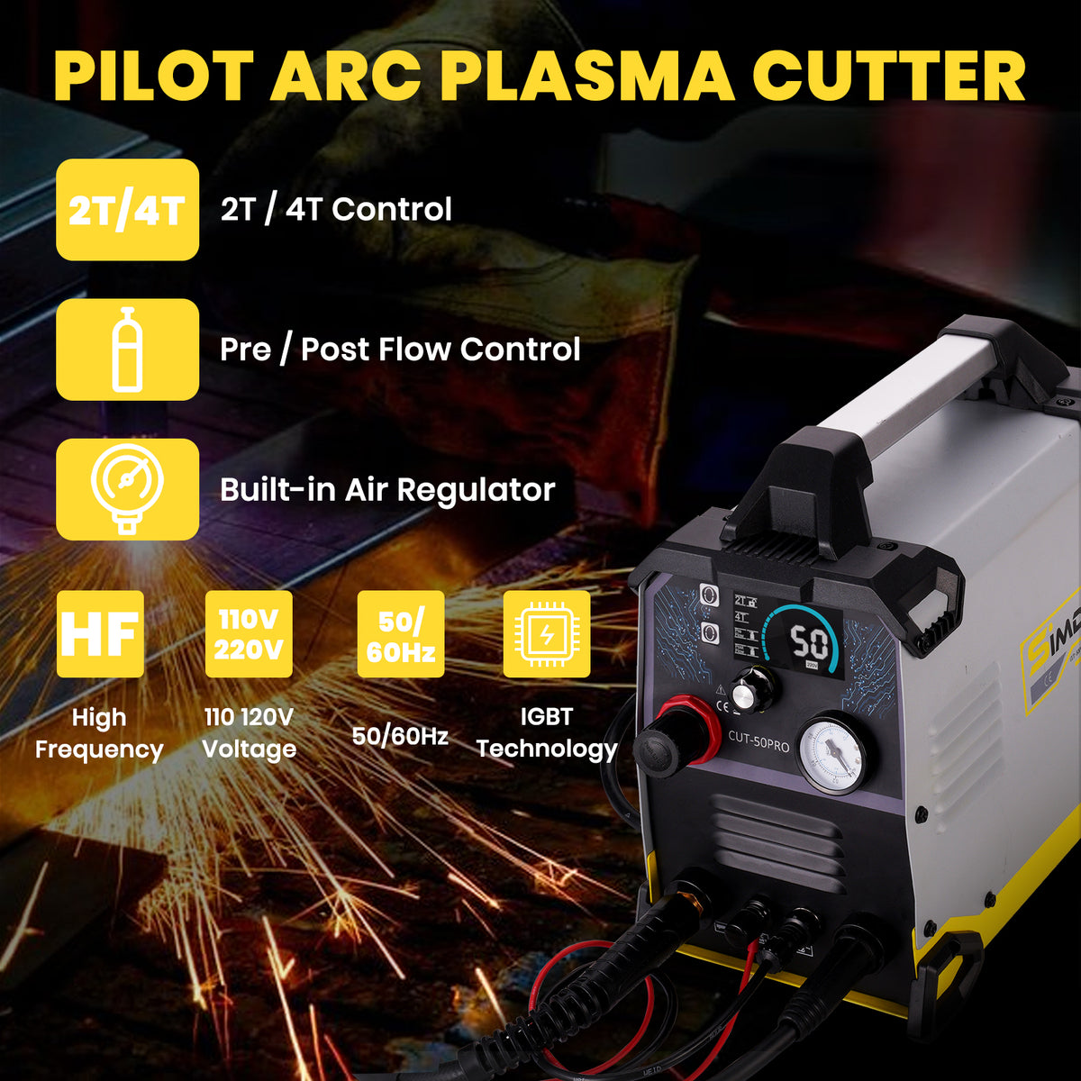 Best Plasma Cutter in Australia - SIMDER CUT-50 PRO Pilot Arc Plasma ...