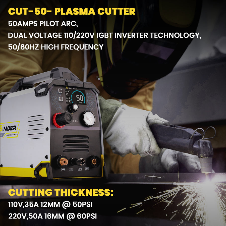 2025 New Year Sale - SIMDER CUT-50 PRO Pilot Arc Plasma Cutter – Simder Welder