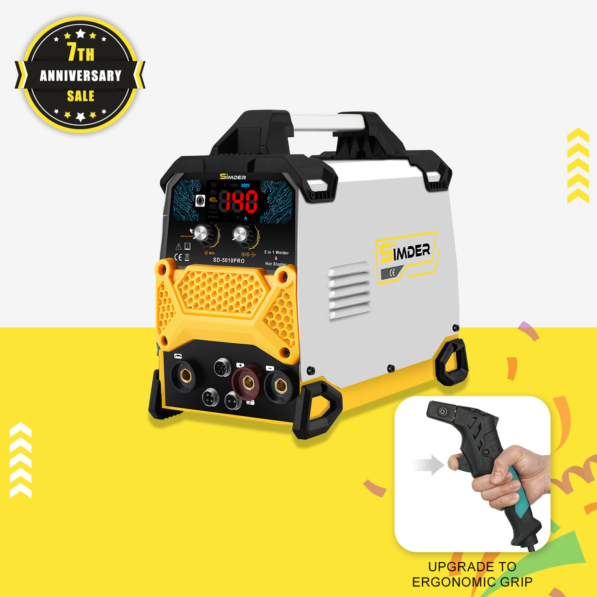 Huge Savings: SD-5010 PRO 5-in-1 Welder, Hot Stapler&Soldering Iron ...