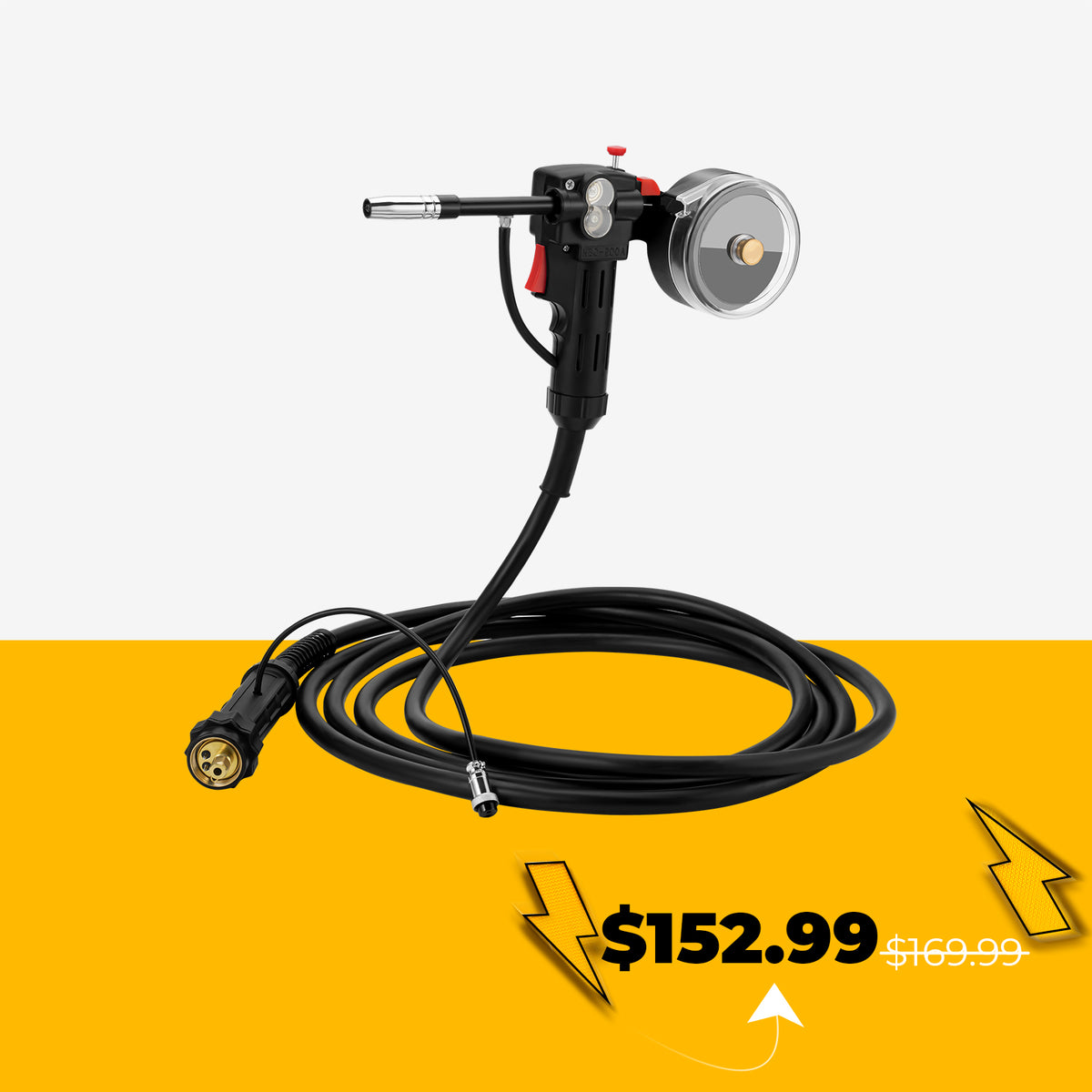 SSimder 16ft 200 Amp Aluminum Welding Spool Gun