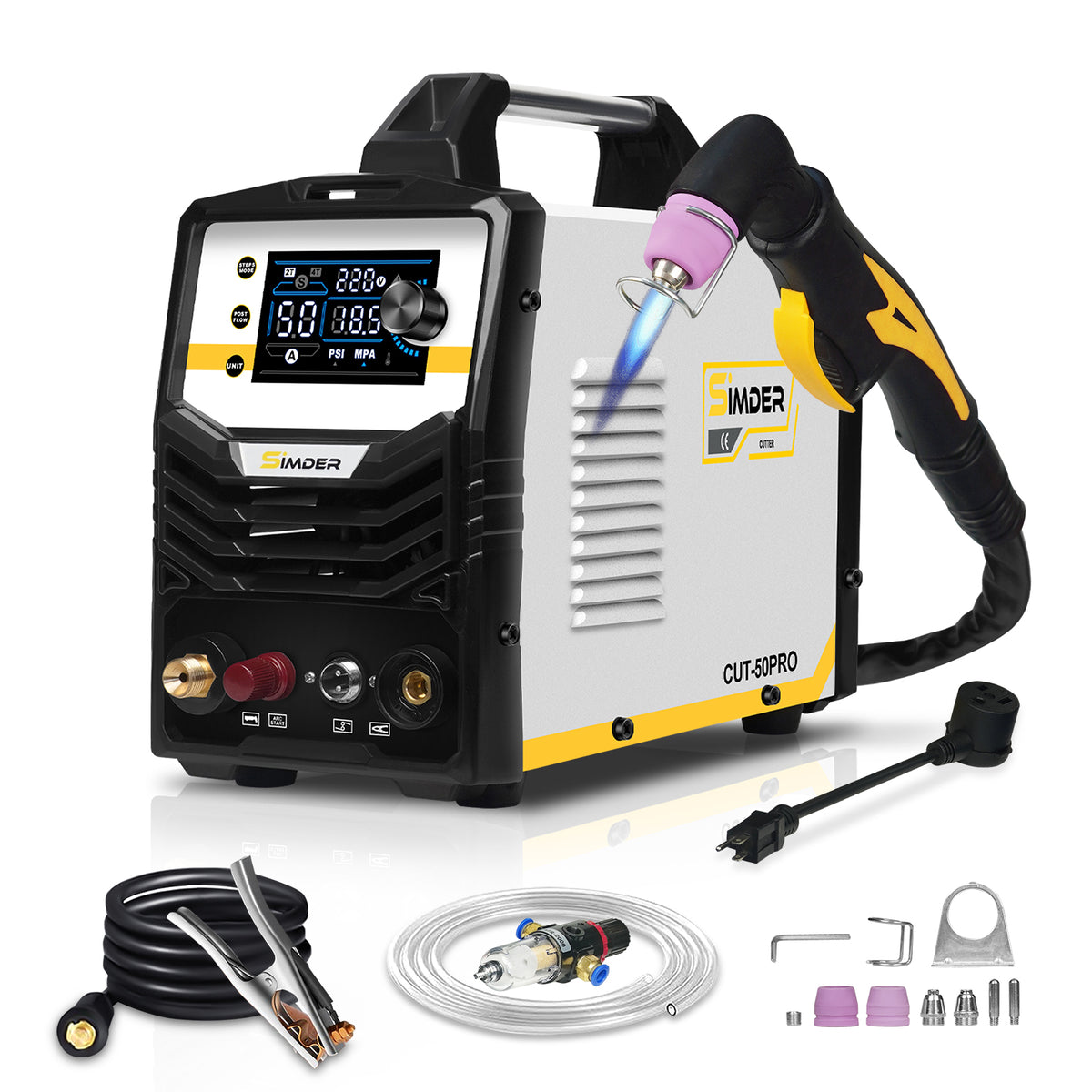 SSIMDER Upgraded CUT-50 PRO Pilot Arc Plasma Cutter – Simder Welder